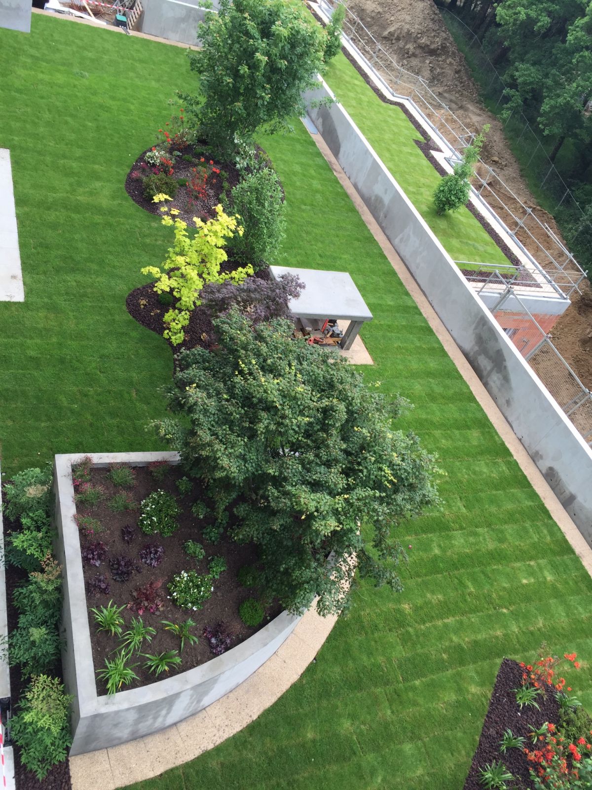 Aménagement d'espace verts pour promoteurs immobilier à Brest